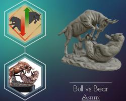 Bull And Bear Stock Exchange Sculpture 3D Models | Page 1 | STLFinder