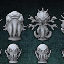 cthulhu chess set 3D Models | Page 1 | STLFinder