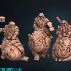 hog riders 3d models 【 STLFinder