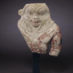 oman tomb complex north facing entrances stone lids protective figure ...