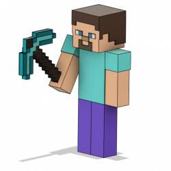 blender minecraft steve model | Page 1 | STLFinder