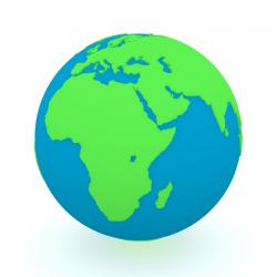 3d earth model globe and unwrapped 【 STLFinder