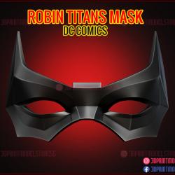 mascara e simbolo robin titans dc cosplay fantasia 3D Models | Page 1 ...