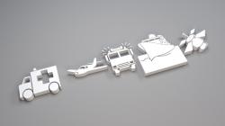 car themed 3d stickers | Page 1 | STLFinder