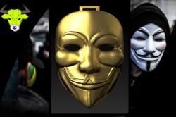 easy anonymous mask drawing 3D Models | Page 1 | STLFinder