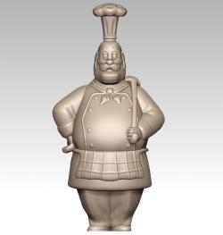 chef cook rigged 3D Models | Page 1 | STLFinder