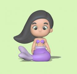 cute mermaid 3D Models | Page 1 | STLFinder