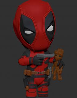 deadpool groot 3d models 【 STLFinder