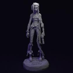 league of legends arcane puff print jinx wanted 3D Models | Page 1 ...