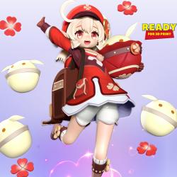 klee genshin impact fanart 3D Models | Page 1 | STLFinder
