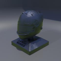 norris 2024 helmet template lando norris helmet pattern 3D Models ...