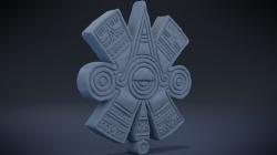 ollin eye pendant ancient aztecs 3D Models | Page 1 | STLFinder