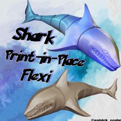 flexi shark 3d print 【 STLFinder