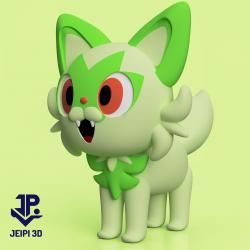 pokemon sprigatito 3d models 【 STLFinder