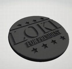 vote loki pin 3D Models | Page 1 | STLFinder