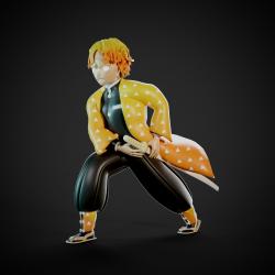 zenitsu pattern 3D Models | Page 1 | STLFinder