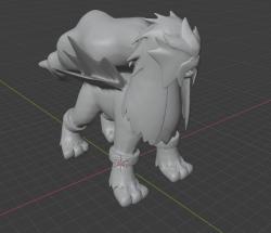 entei the pokemon 3d models 【 STLFinder