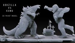 2 piece bone cage diorama godzilla vs shimo 3D Models | Page 1 | STLFinder