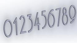 number font 3D Models | Page 1 | STLFinder