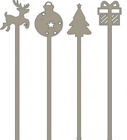 christmas drink stirrers 3D Models | Page 1 | STLFinder