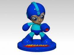 fire man megaman 1 chibi 3D Models | Page 1 | STLFinder