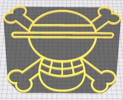 jolly roger one piece png outline 3D Models | Page 1 | STLFinder