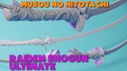 raiden shogun model 【 STLFinder