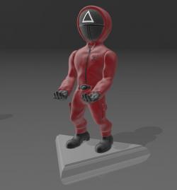 squid game triangle 3d models 【 STLFinder