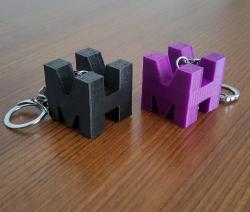 letter h keychain 3d models | Page 1 | STLFinder