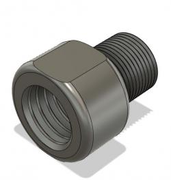 1 2x28 male to 1 2x28 female thread adapter 3D Models | Page 1 | STLFinder