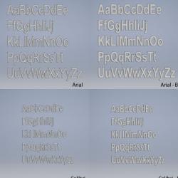 alphabet fonts to print 3d models 【 STLFinder