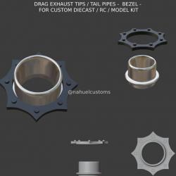 rc drag pipes 3d models 【 STLFinder