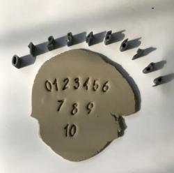 3d printed clay stamps 【 STLFinder