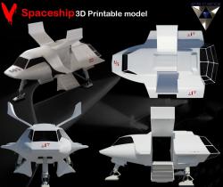 Shuttle Industrial Landed 187 V The Visitors 3D Models | Page 1 | STLFinder