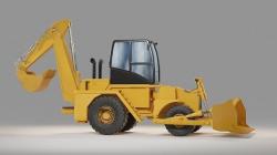 oxford construction jcb backhoe loader 1980s vehicle 1 76 scale diecast ...