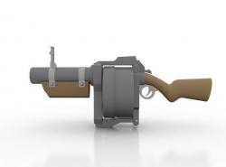 toy gun with grenade launcher 3D Models | Page 1 | STLFinder