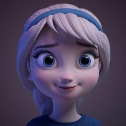 elsa 3d model 【 STLFinder