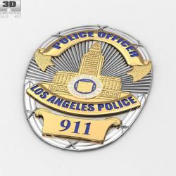 3d police badge 【 STLFinder