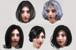 female bob haircut 3D Models | Page 1 | STLFinder