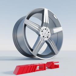 mercedes amg rims 3d models 【 STLFinder