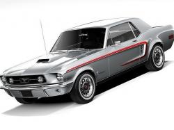 67 mustang coupe model kit 【 STLFinder