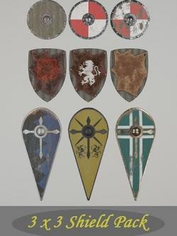 medieval shield bundle 3d models | Page 1 | STLFinder