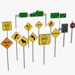 road signs and bilboards low poly 3D Models | Page 1 | STLFinder
