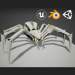spider robot low poly 3d models | Page 1 | STLFinder