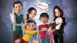 cartoon family 3D Models | Page 1 | STLFinder