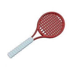 Low Poly tennis racket (UV unwrapped) 3d models 【 STLFinder
