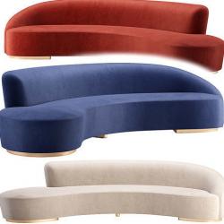 curved arm sofa 3D Models | Page 1 | STLFinder