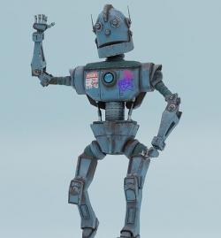 ROBOT LOW POLY GAME READY 3d models 【 STLFinder