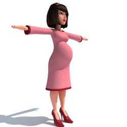 cartoon of pregnant woman 3D Models | Page 1 | STLFinder