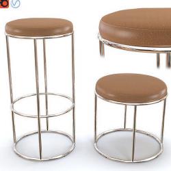 Triton Stool Bar Chair by ClassiCon with vray scene 3d models 【 STLFinder
